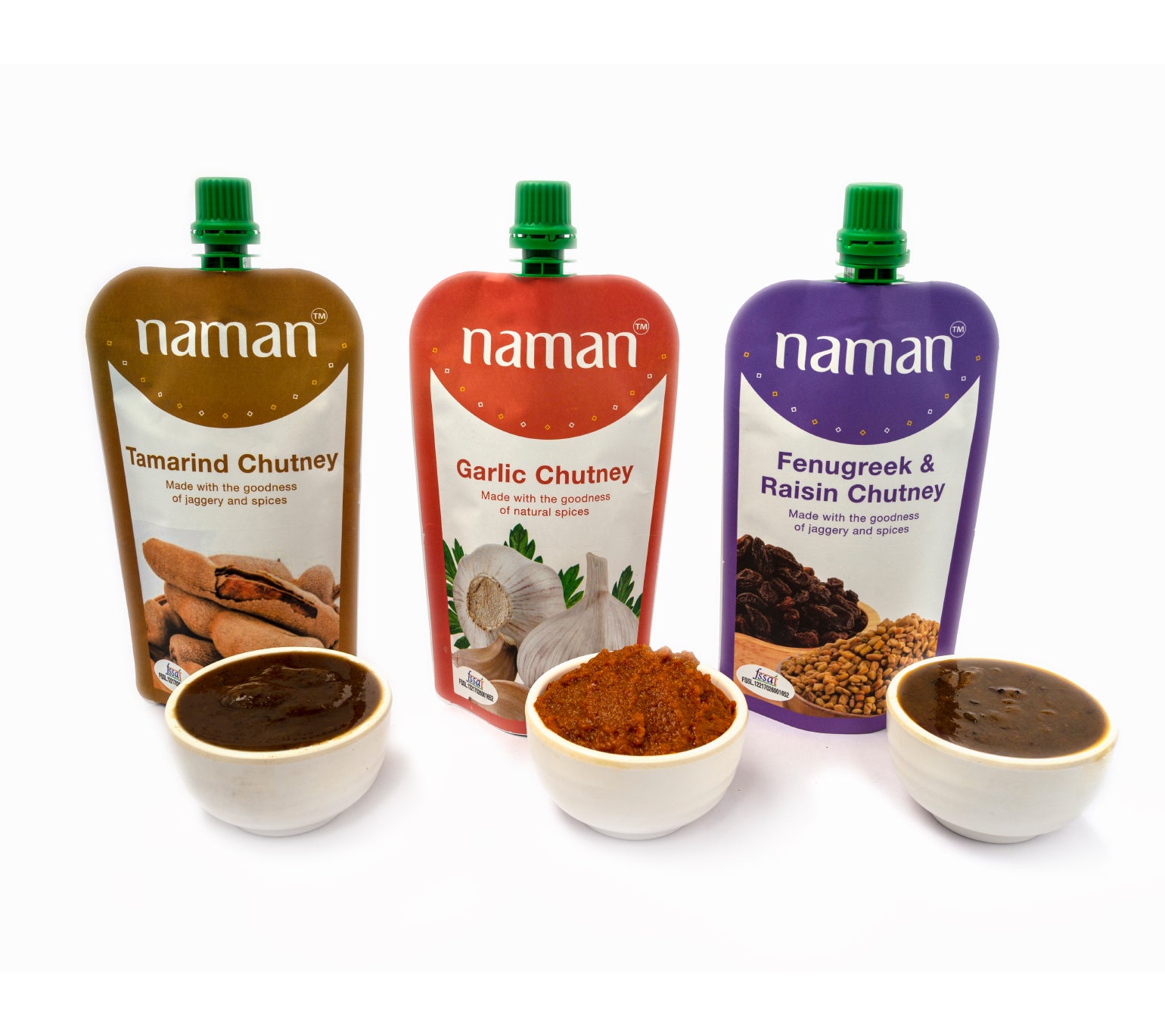 Naman Chutney Combo (Pack of 3) – Jhandewalas Foods Limited