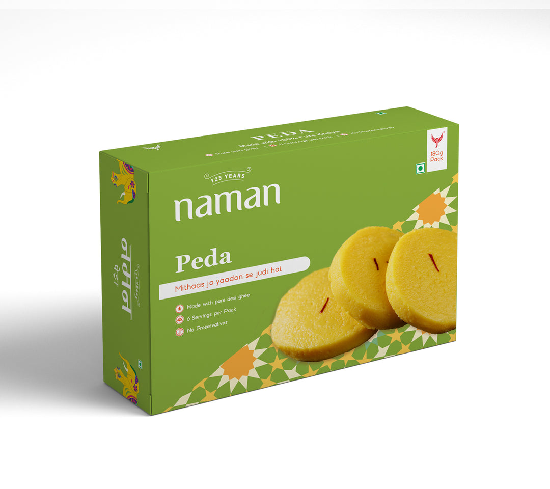 Naman Indian Sweet Milk Peda Box – Jhandewalas Foods Limited